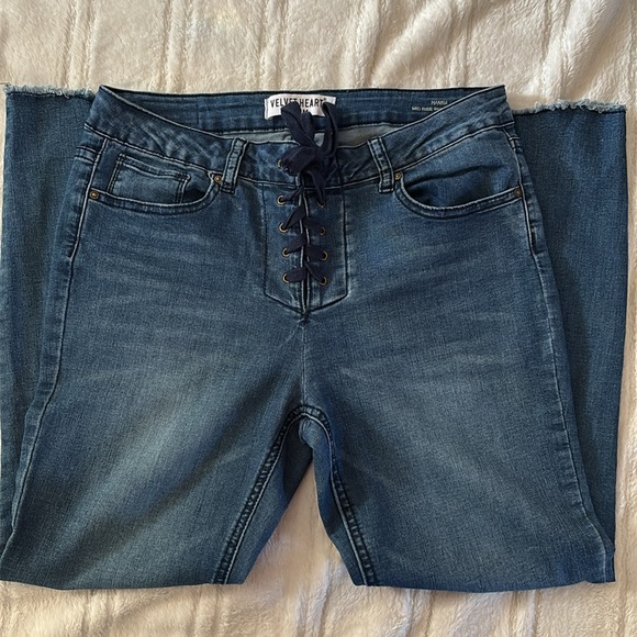Velvet Heart | Jeans | Velvet Heart Denim Hanna Mid Rise Skinny Crop ...